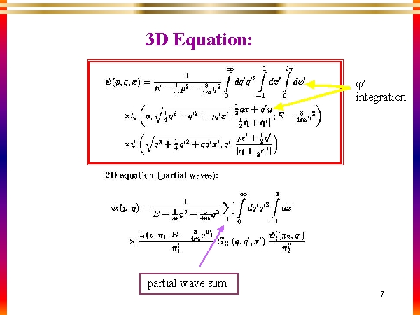 3D Equation: