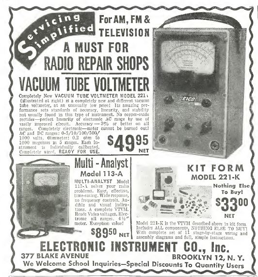 Supplemental pictures for "The EICO story: The Electronic Instrument ...